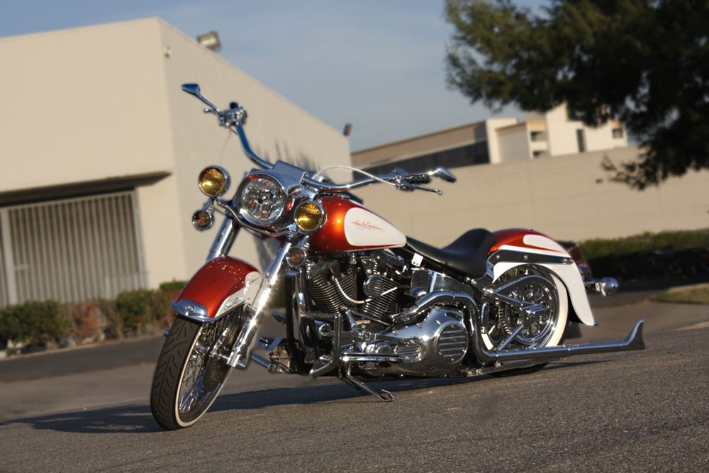 Softail Deluxe Burly Beach Bars